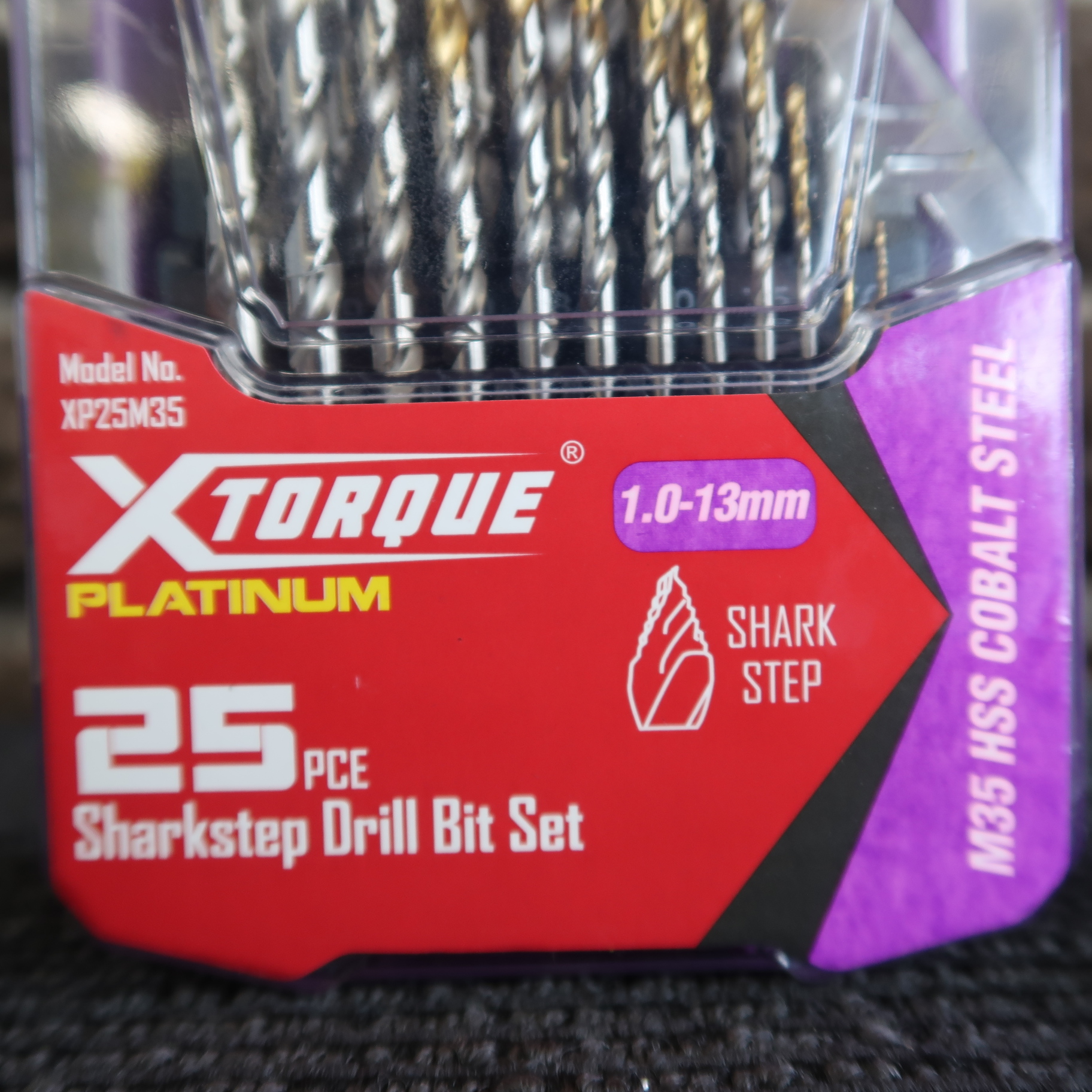 XTORQUE SHARKSTEP DRILL BIT SET HL7035 - Hock and Go