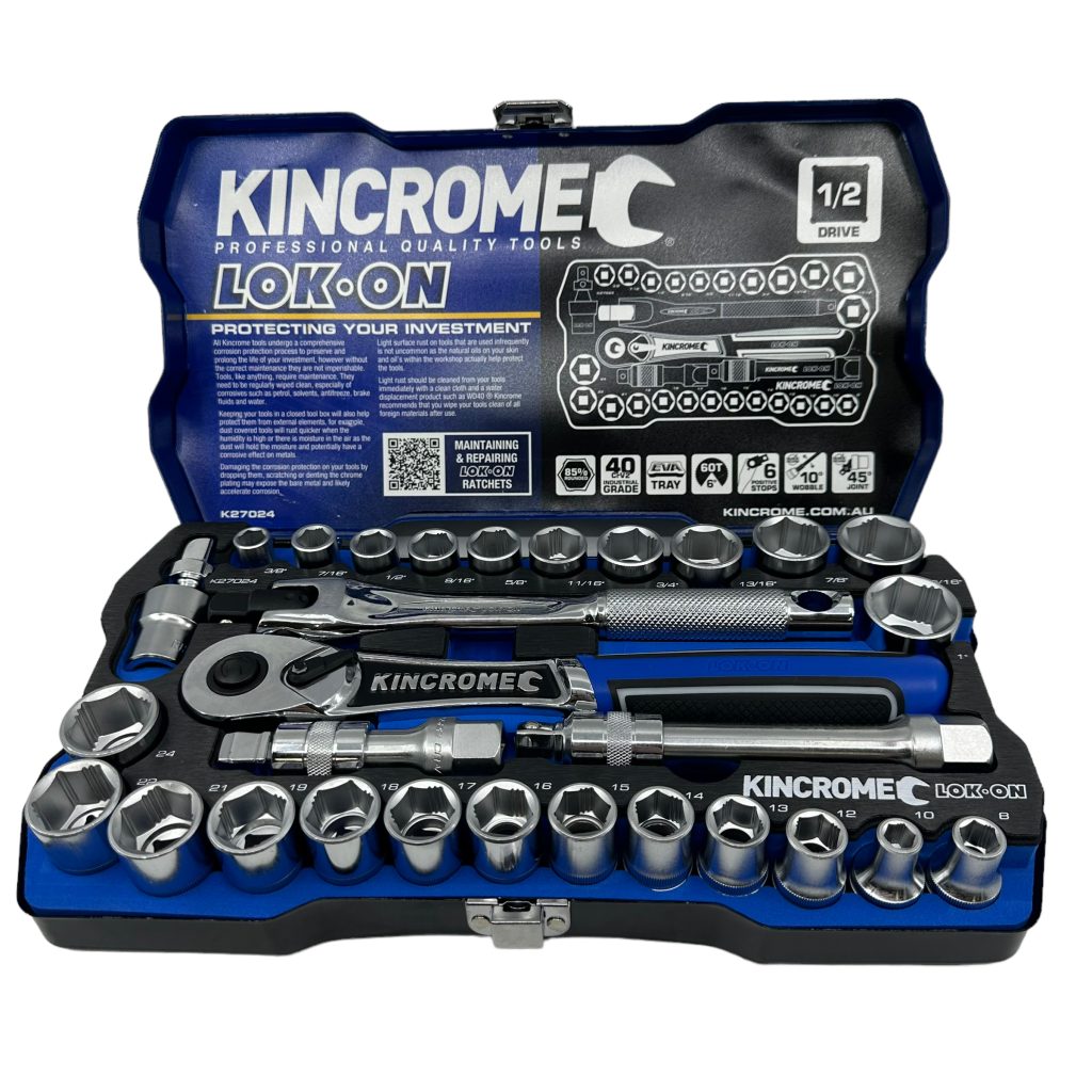 KINCROME 1/2 LOK-ON SOCKET SET LG3498 - Hock and Go