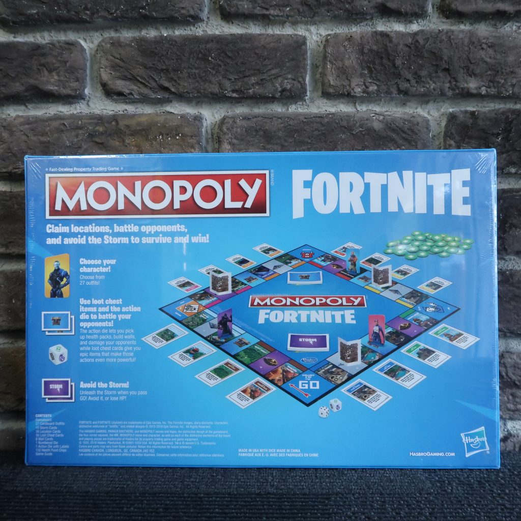 FORTNITE MONOPOLY BOARD GAME *SEALED* HL5901 - Hock and Go