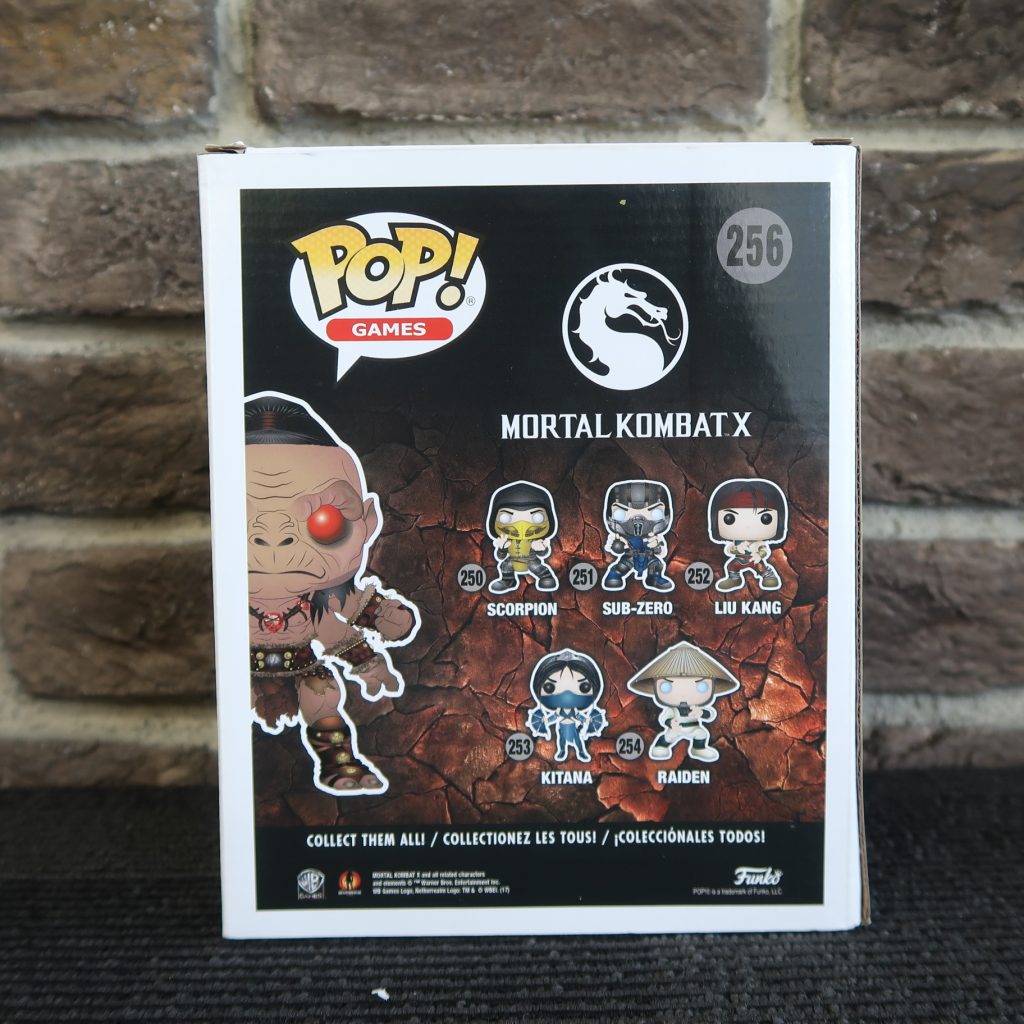 FUNKO POP MORTAL KOMBAT X GORO #256 HL7010 - Hock and Go