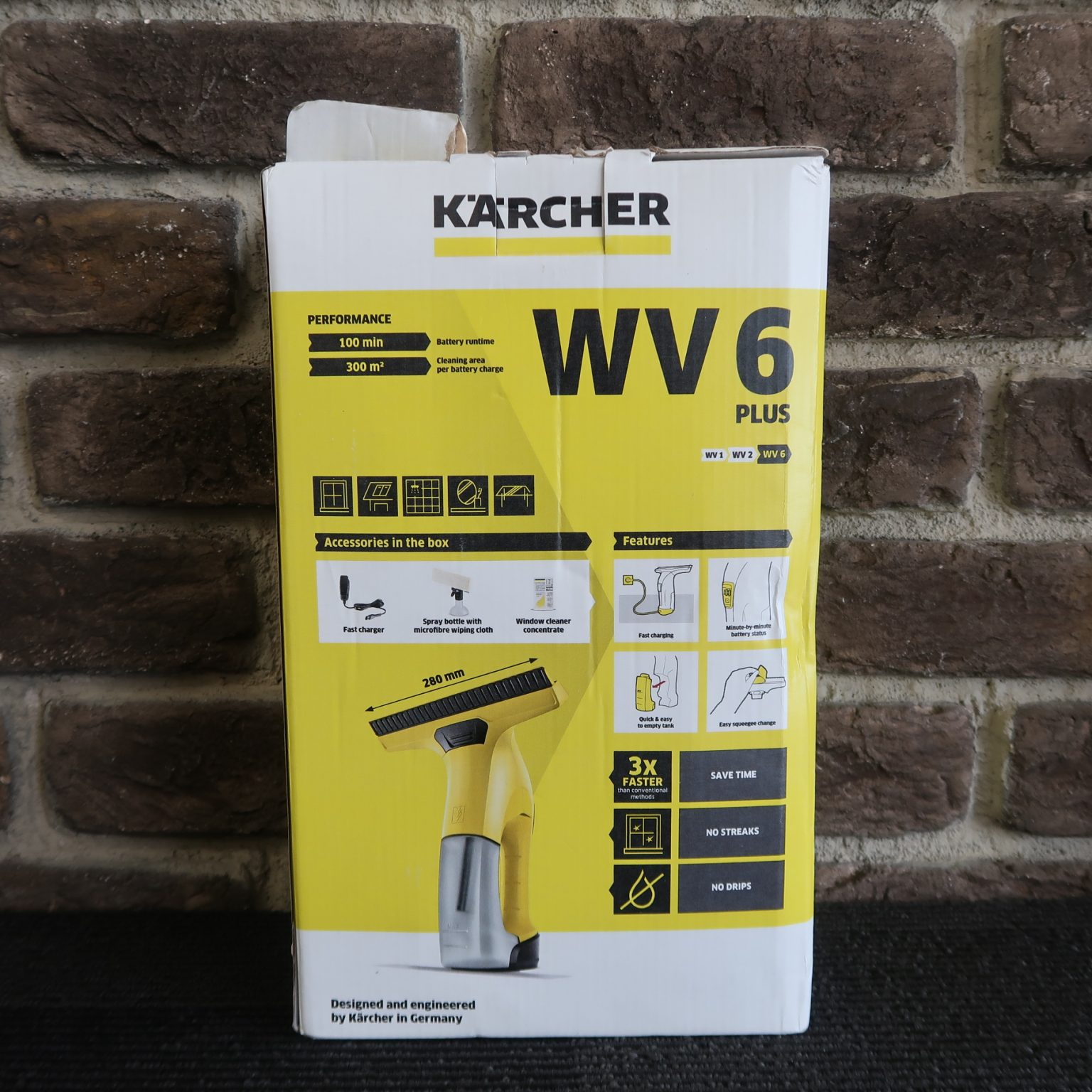 KARCHER WINDOW VACUUM CLEANER WITH ATTACHMENTS HL5325 - Hock and Go
