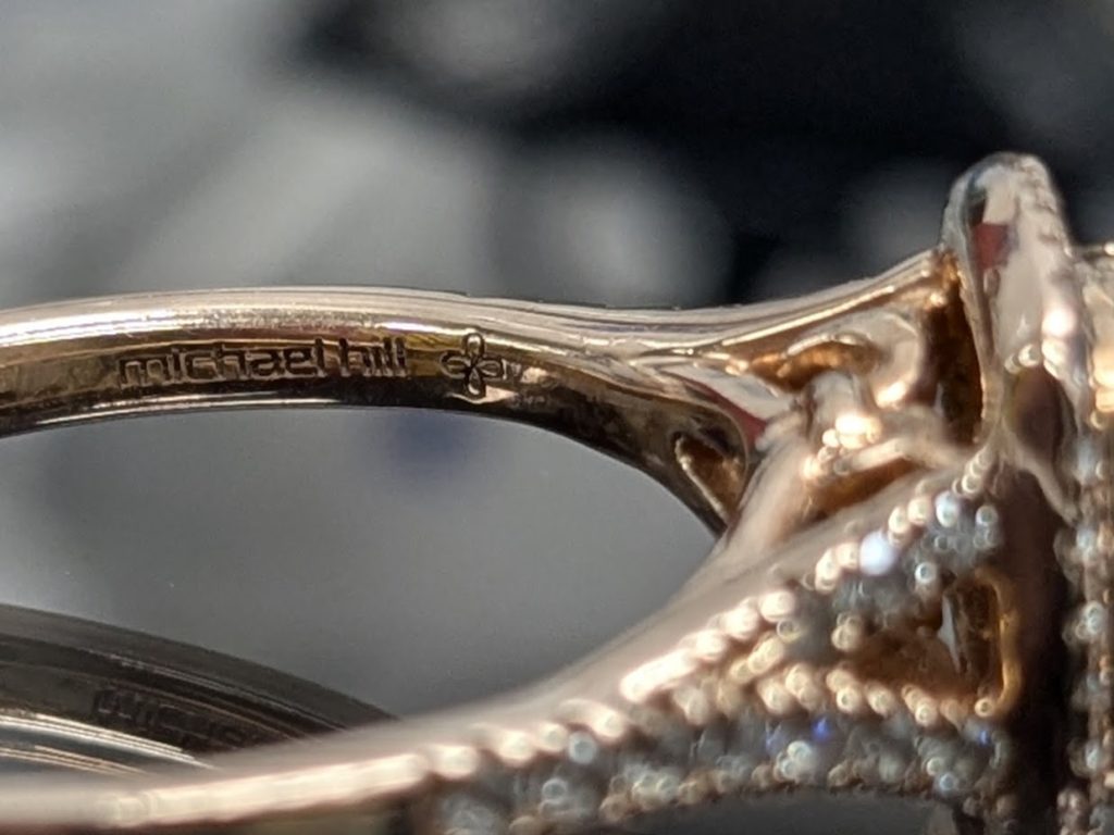 10ct Rose Gold Cluster Diamond Engagement Ring - LG8959 - Hock and Go