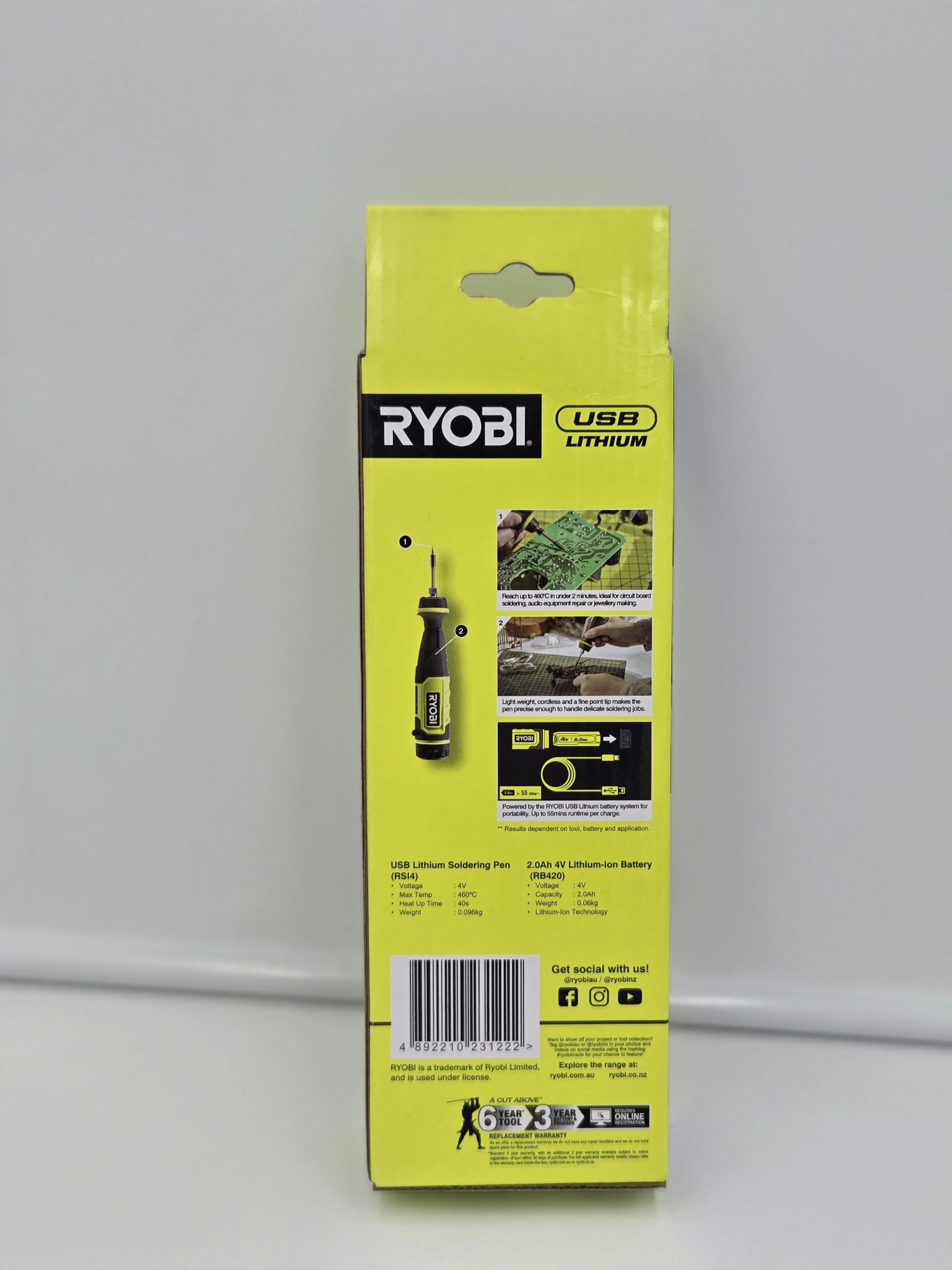 RYOBI SOLDERING IRON (RS14K) - LG27426 - Hock and Go