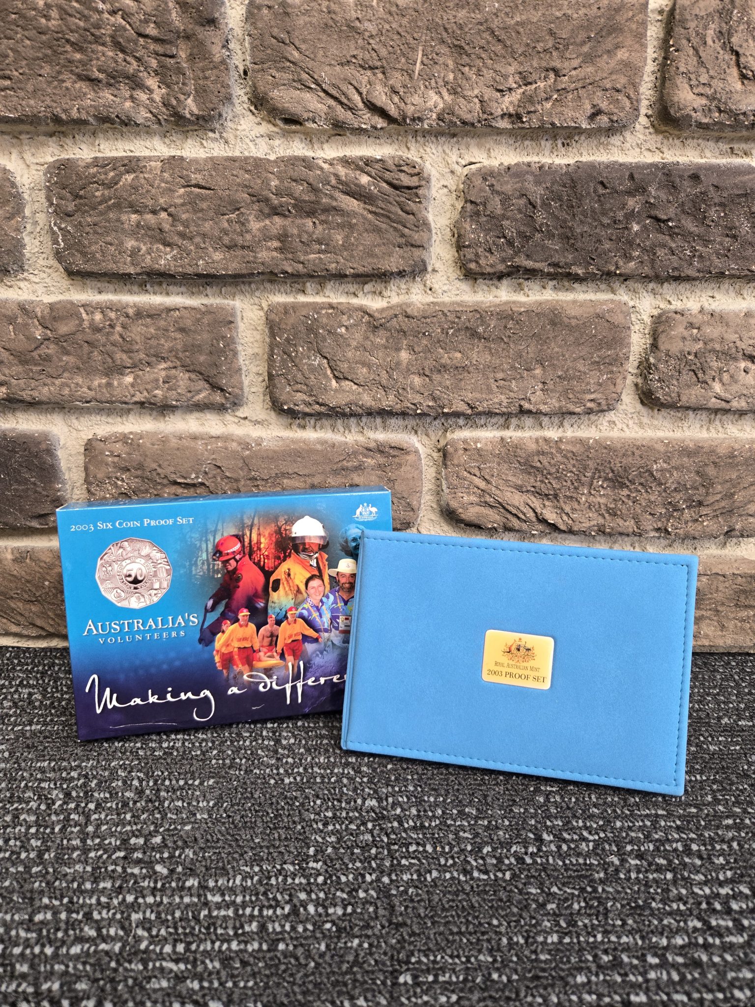 2003 Six Coin Proof Set Australias Volunteers - LG28161-5 - Hock and Go